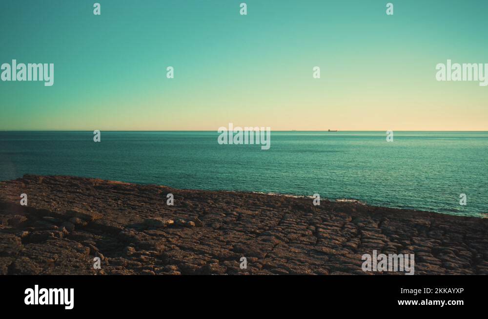 Ocean shoreline cliff rocks cargo Stock Videos & Footage - HD and 4K ...