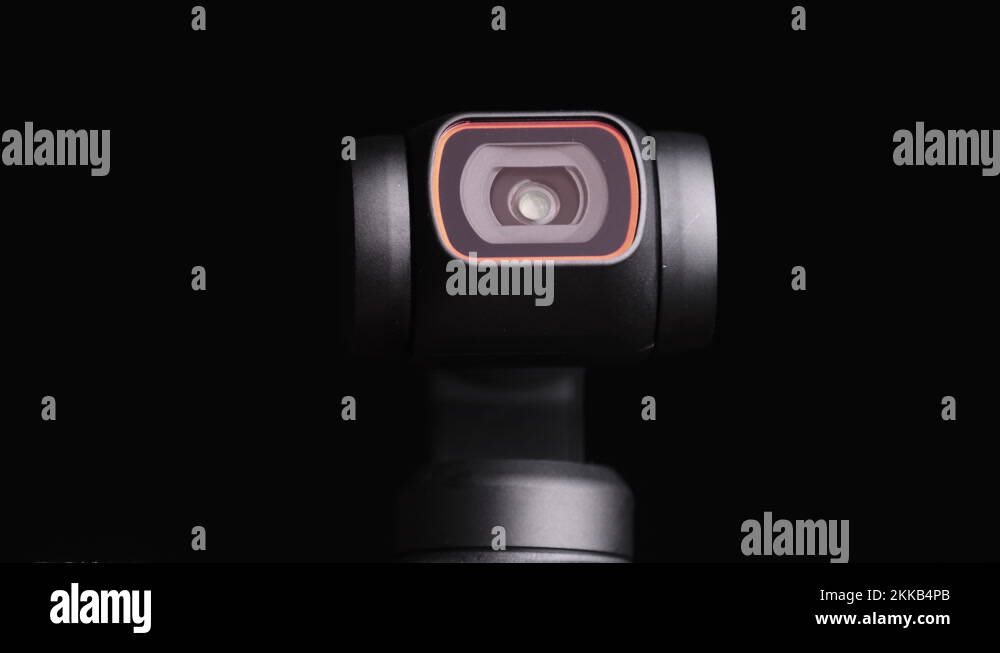 The Robotic Camera Rotates in Different Directions. Security and Object ...