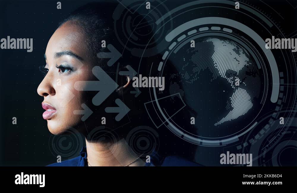 AI (Artificial Intelligence) concept. Deep learning. Glboal communication networ Stock Video ...