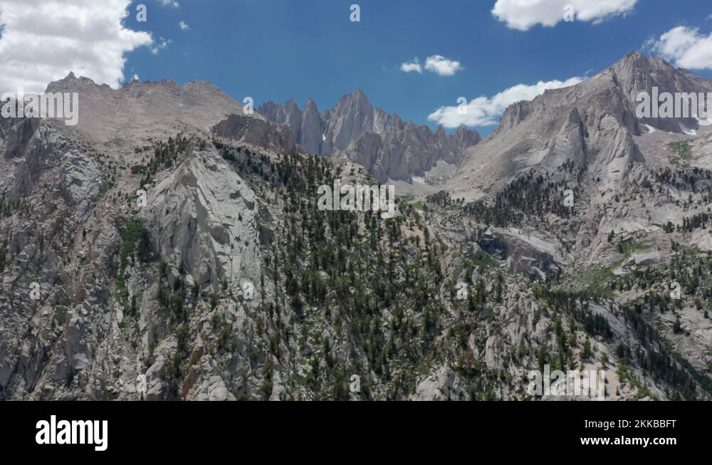 Mountain nature background. Highest mountain in California, Sierra ...