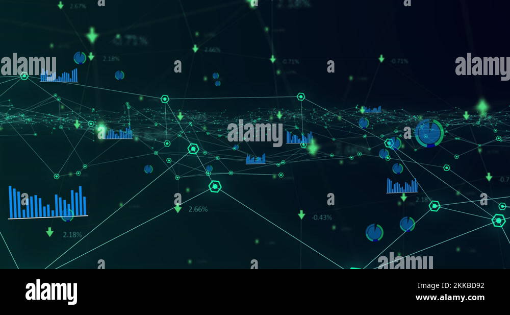 Animation statistics recording over network Stock Videos & Footage - HD ...