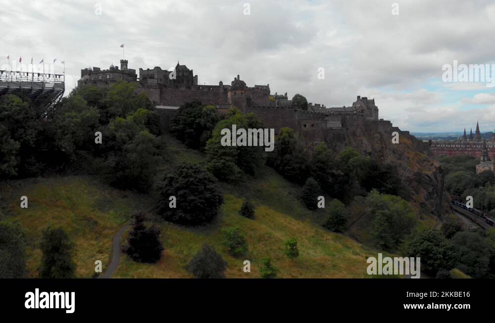 Edinburgh castle 4k drone Stock Videos & Footage - HD and 4K Video ...