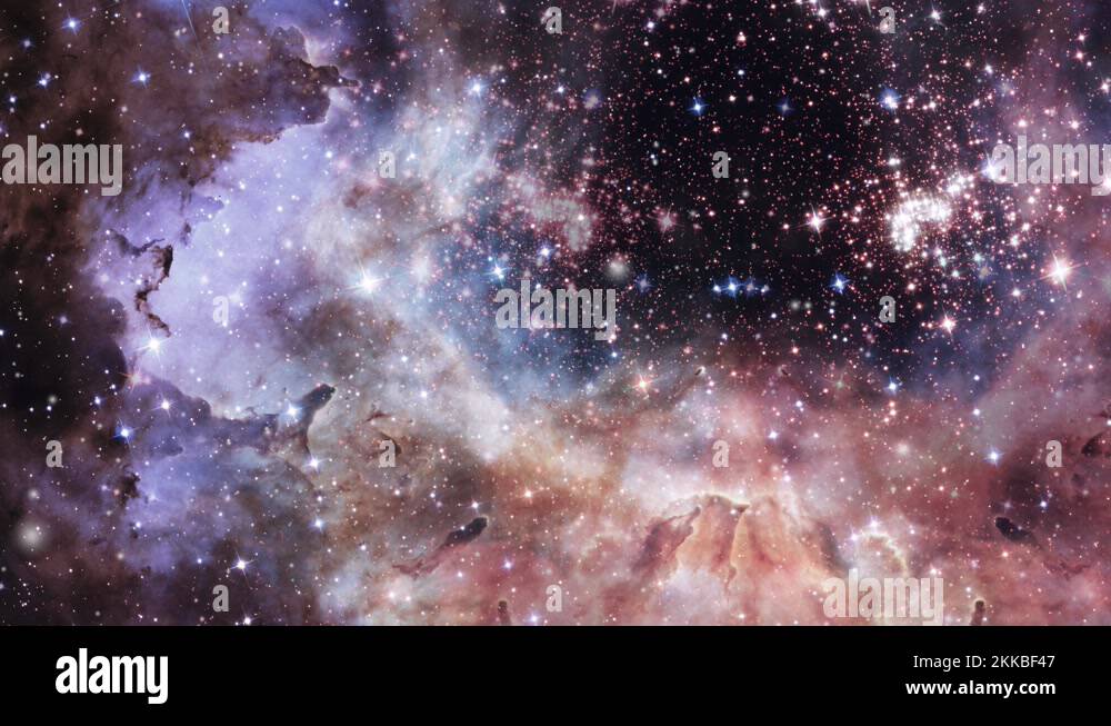 nebulae clouds that move and float in the universe Stock Video Footage ...