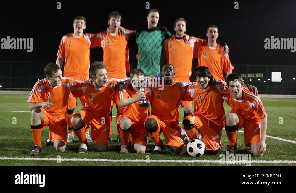 Football team winning trophy Stock Videos & Footage - HD and 4K Video ...