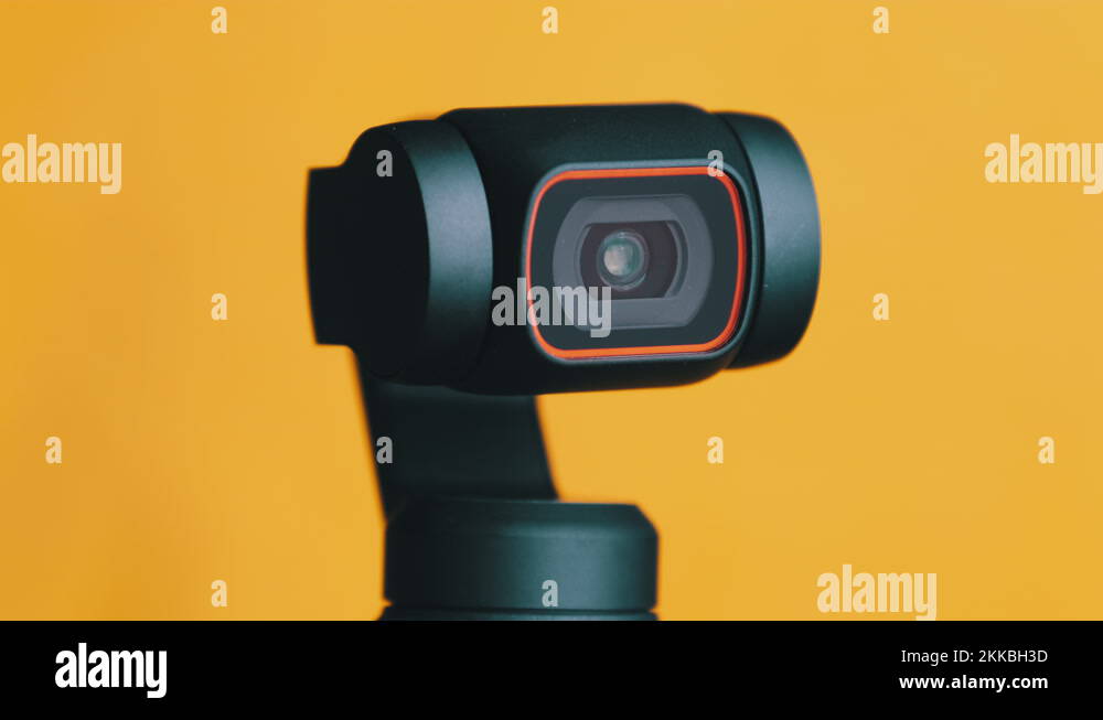 The Robotic Camera Rotates in Different Directions. Security and Object ...