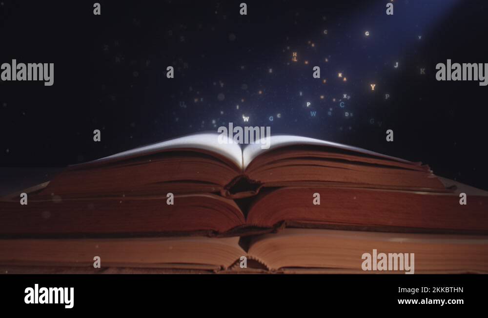 Open book flying alphabet Stock Videos & Footage - HD and 4K Video ...