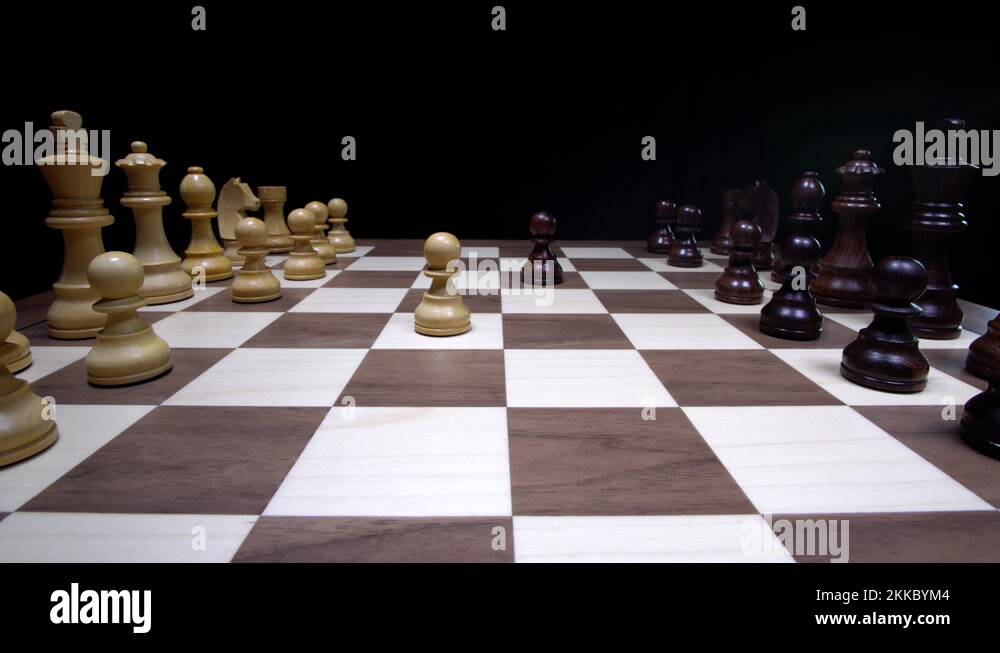 Strategy chess moves in 4K resolution. Inspired by The Queens Gambit ...