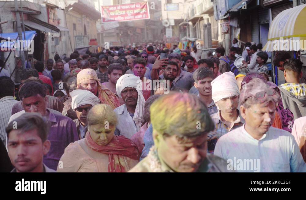 Vrindavan during holi Stock Videos & Footage - HD and 4K Video Clips ...