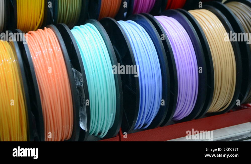 Plastic filaments for 3d printing Stock Videos & Footage - HD and 4K ...
