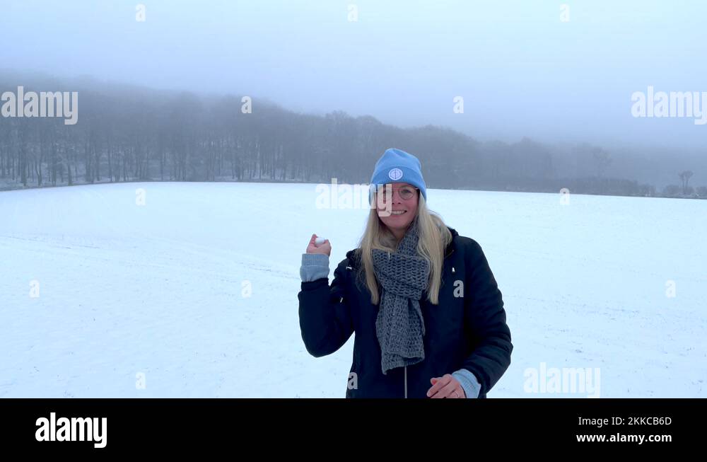 Girl throwing snowball Stock Videos & Footage - HD and 4K Video Clips ...