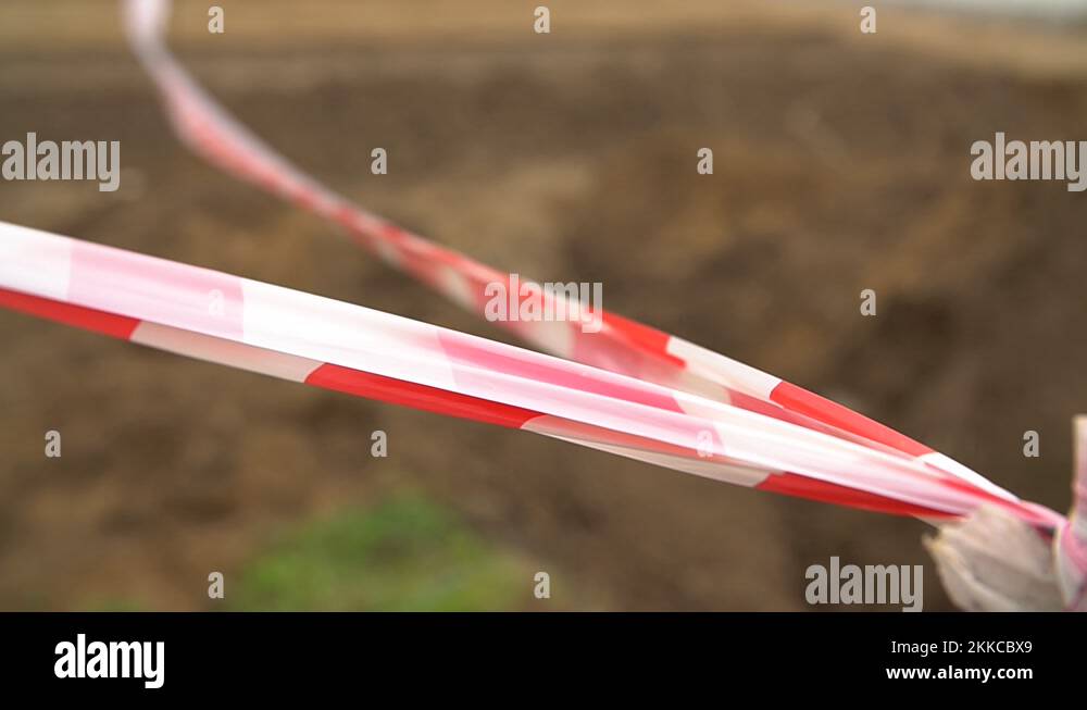 Red and white plastic safety barriers Stock Videos & Footage - HD and ...