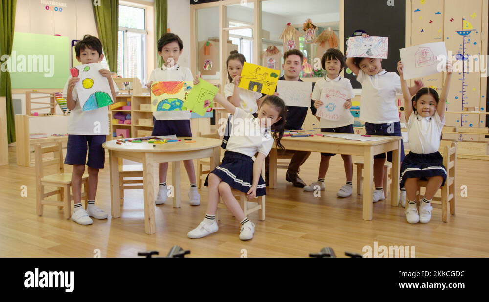 Children make art classroom asia Stock Videos & Footage - HD and 4K ...