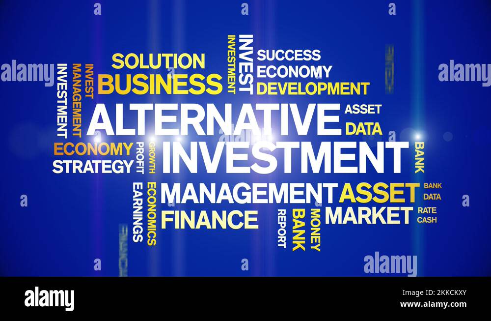 4k Alternative Investment Animated Tag Word Cloud,Text Animation ...