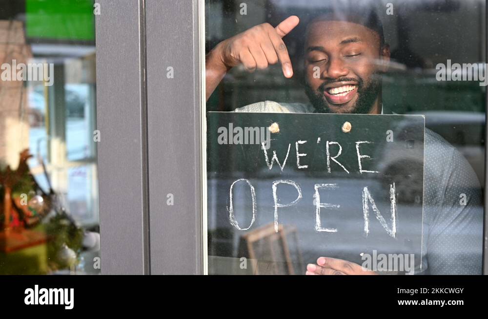 Cafe open sign signs Stock Videos & Footage - HD and 4K Video Clips - Alamy
