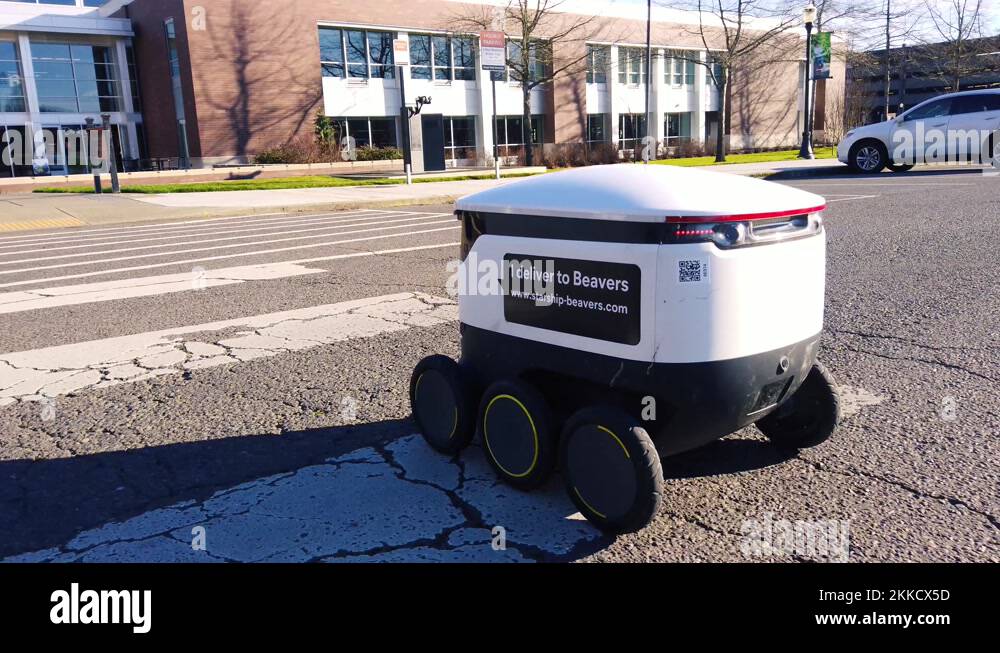 Autonomous food delivery robot Stock Videos & Footage - HD and 4K Video ... Autonomous food delivery robot Stock Videos & Footage - HD and 4K Video ...