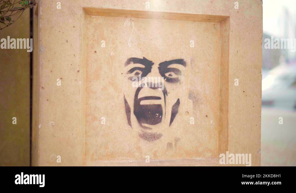 Screaming face drawing Stock Videos & Footage - HD and 4K Video Clips ...