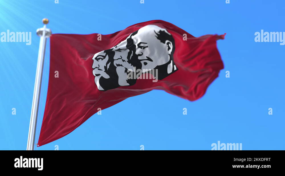 Flag with marx and lenin Stock Videos & Footage - HD and 4K Video Clips ...