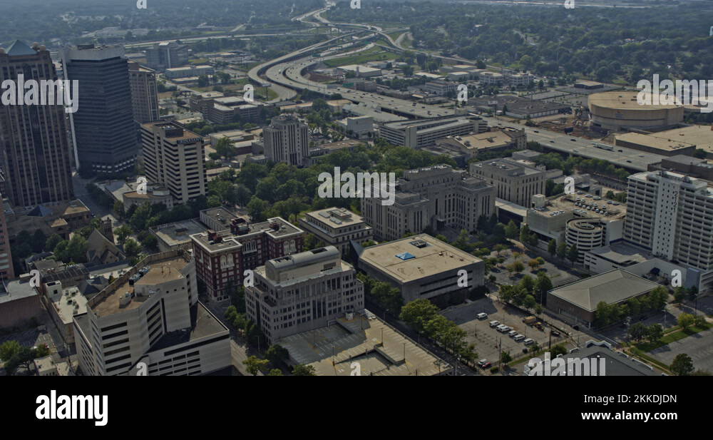 Alabama birmingham city skyline downtown high rise buildings Stock ...