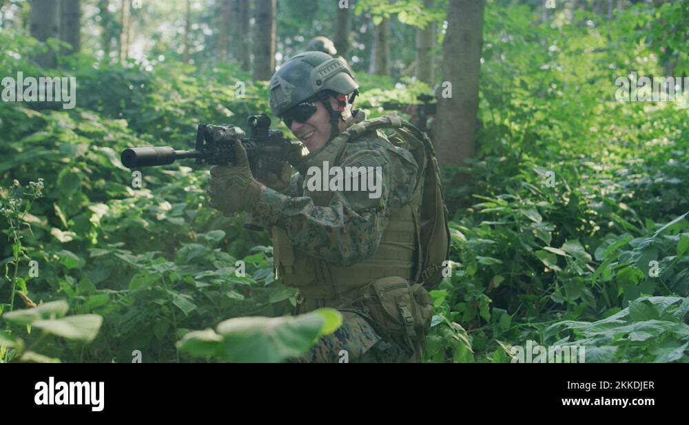 Military unit holding rifles Stock Videos & Footage - HD and 4K Video ...