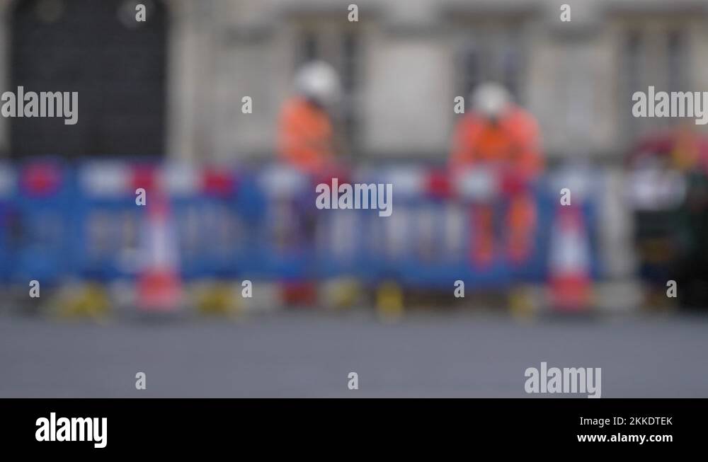 Road construction workers uk Stock Videos & Footage - HD and 4K Video ...