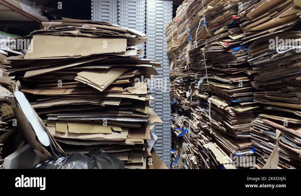 Recycling of paper and cardboard Stock Videos & Footage - HD and 4K ...