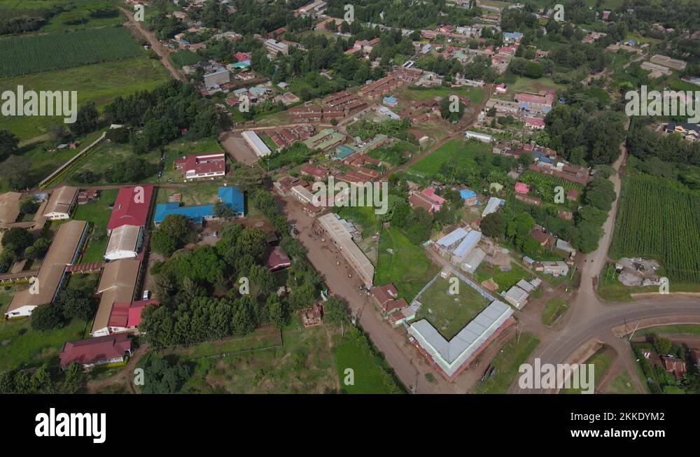 Wonderful Sky View Of Loitokitok Town In South Kenya Background With ...
