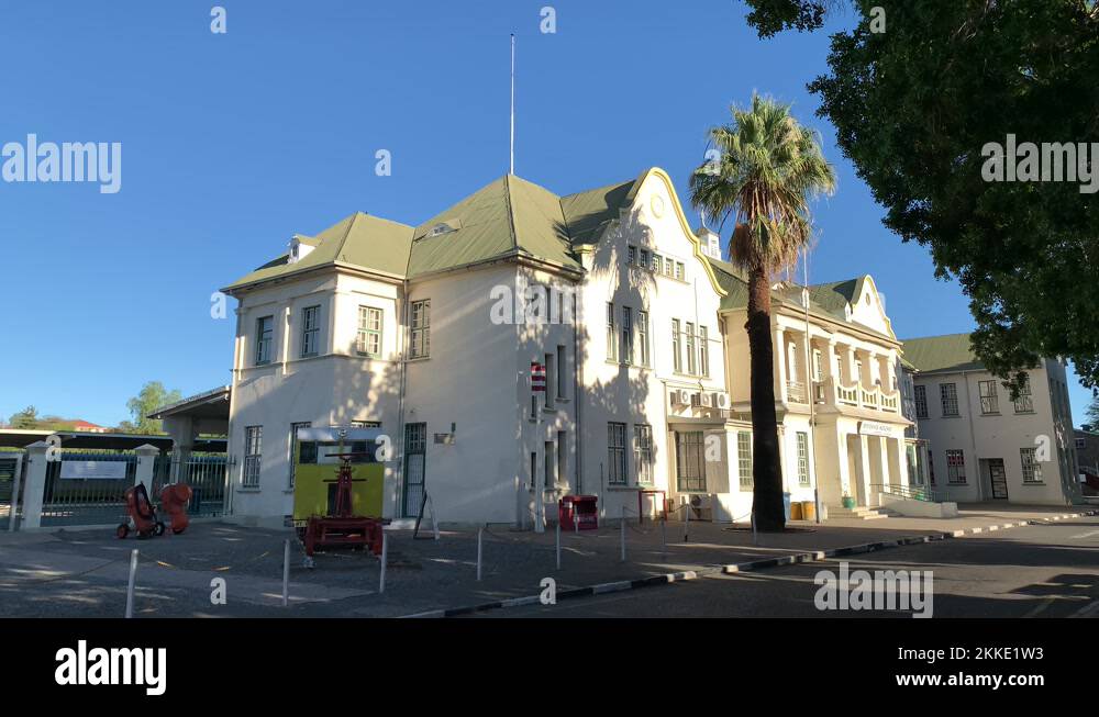 Summer day footage of Windhoek railway station in Namibia Stock Video ...