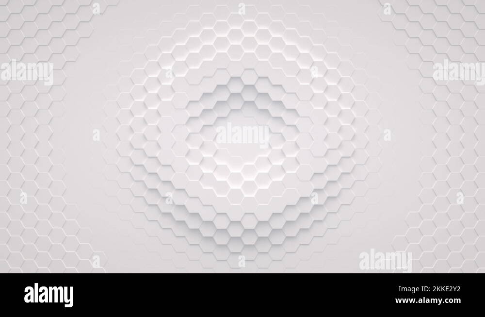 Hexagons Waves Motion Background Seamless Loop Animation Stock Video