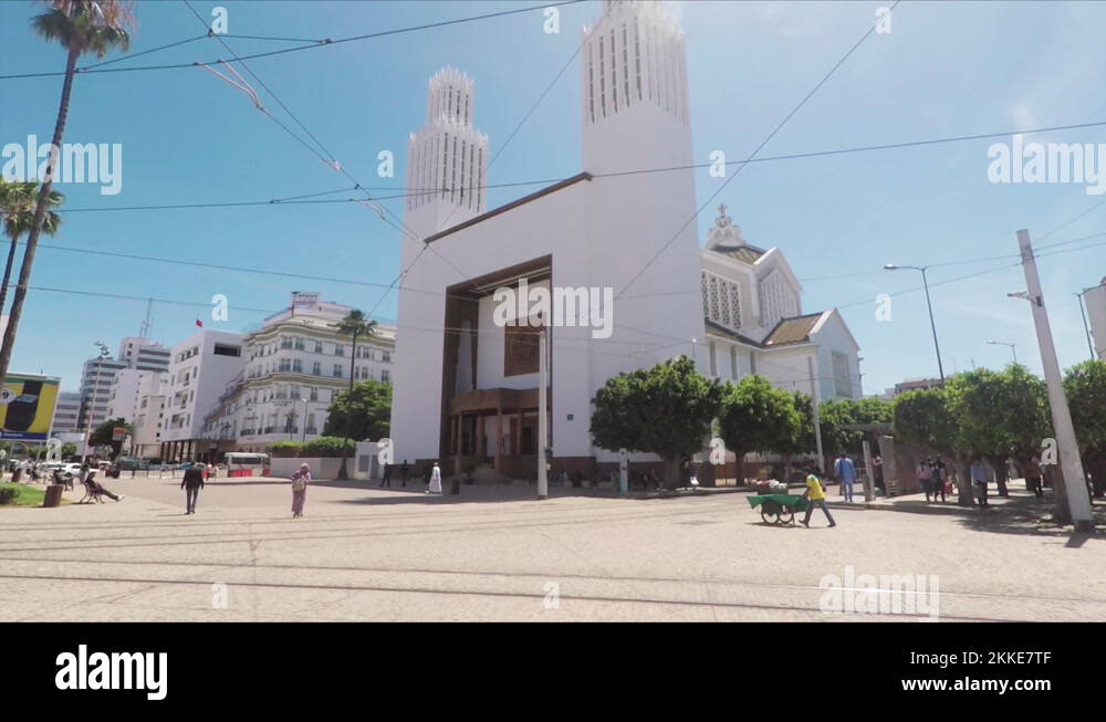 St. Peter's Cathedral In Downtown Rabat, Morocco - Roman Catholic ...