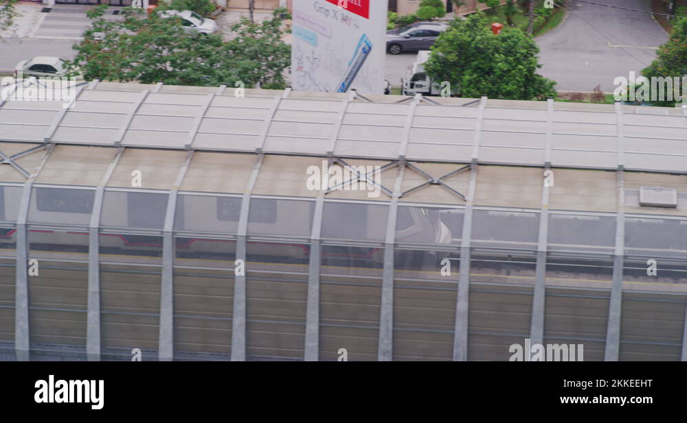 TTDI Neighborhood with KL MRT line in Kuala Lumpur, Malaysia Stock ...
