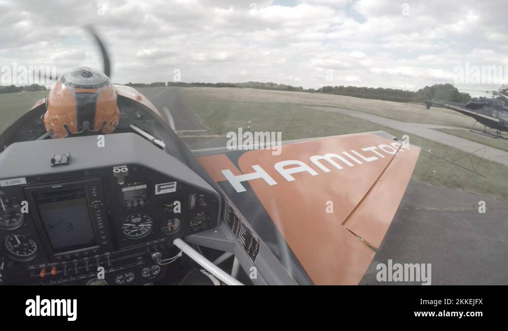 Head camera view from an acrobatic stunt plane Stock Video Footage - Alamy