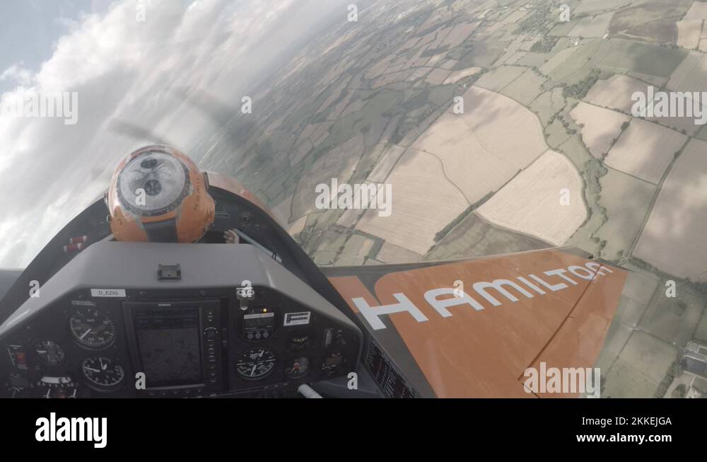 Head camera view from an acrobatic stunt plane Stock Video Footage - Alamy