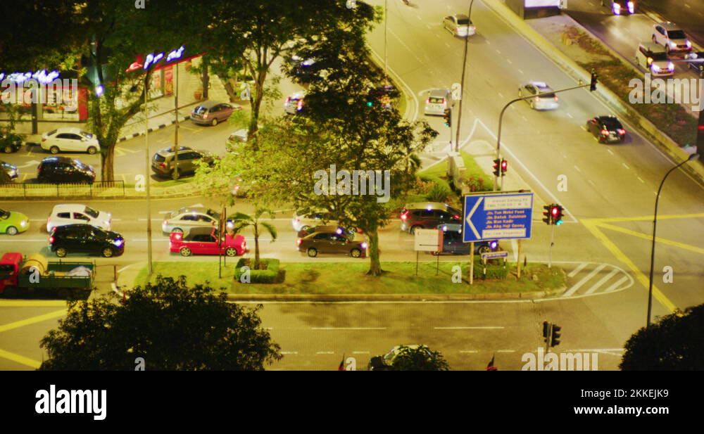 The TTDI Neighborhood with MRT Metro Line in Kuala Lumpur, Malaysia ...
