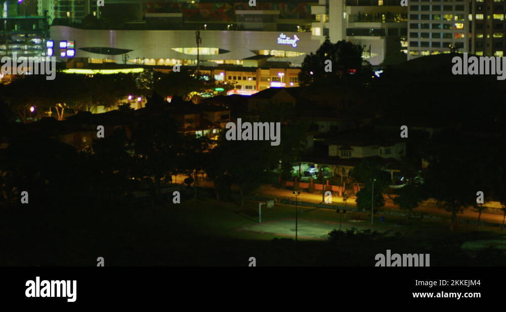 The TTDI Neighborhood with MRT Metro Line in Kuala Lumpur, Malaysia ...