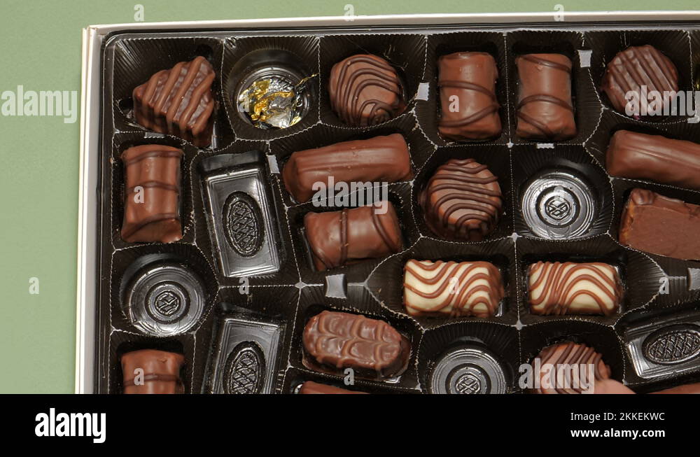 Slow pan from left to right over delicious sweets candies Stock Video ...