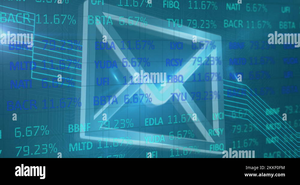 Animation digital envelope icon data Stock Videos & Footage - HD and 4K ...
