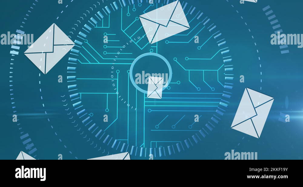 Floating digital envelopes Stock Videos & Footage - HD and 4K Video ...