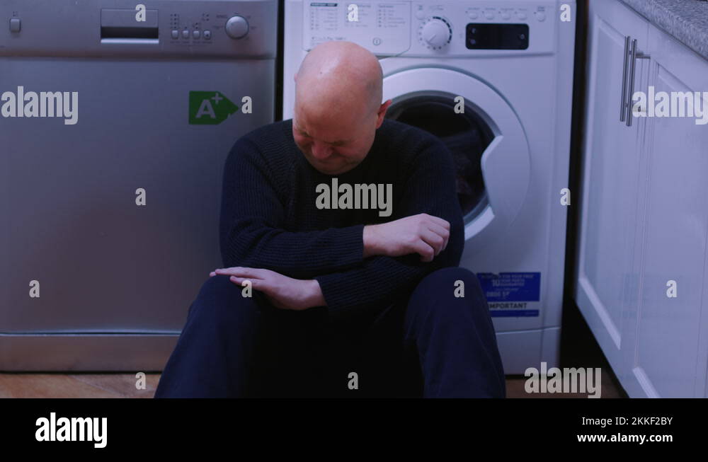 Man crying sitting on floor Stock Videos & Footage - HD and 4K Video ...