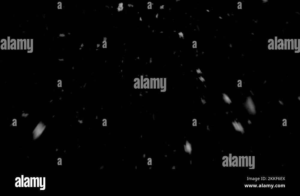 Snow falling background loop. This is real snow edited with a seemless ...