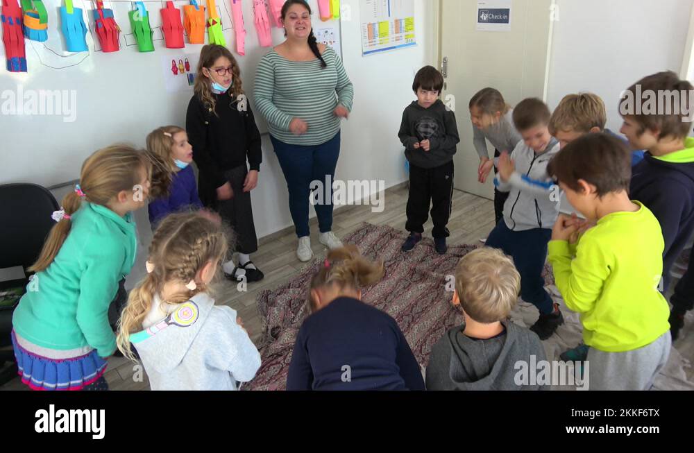 Kids and teacher a circle Stock Videos & Footage - HD and 4K Video ...