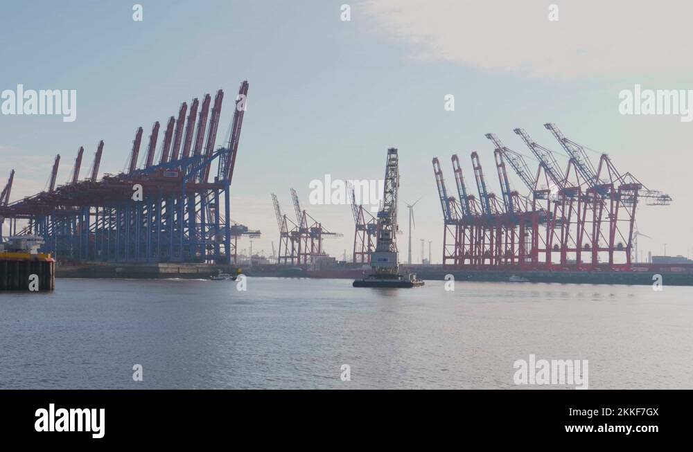 Container cranes at a harbour Stock Videos & Footage - HD and 4K Video ...