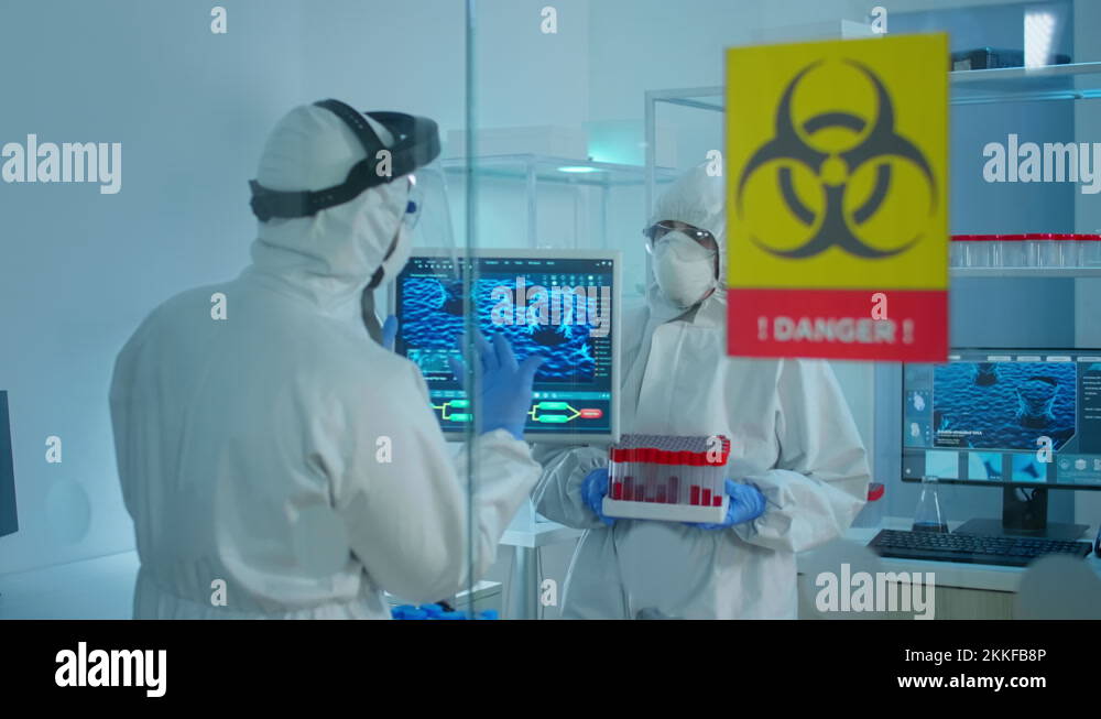 Scientists in research lab behind Stock Videos & Footage - HD and 4K ...