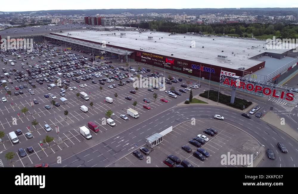 Shopping Mall Akropolis in Vilnius, One of the Famous Shopping Mall ...