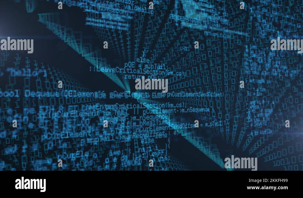 Blue digital data binary background Stock Videos & Footage - HD and 4K Video Clips - Alamy