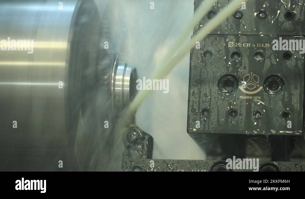The Abstract Scene Of 5 Axis Cnc Milling Machine And The G Code Data