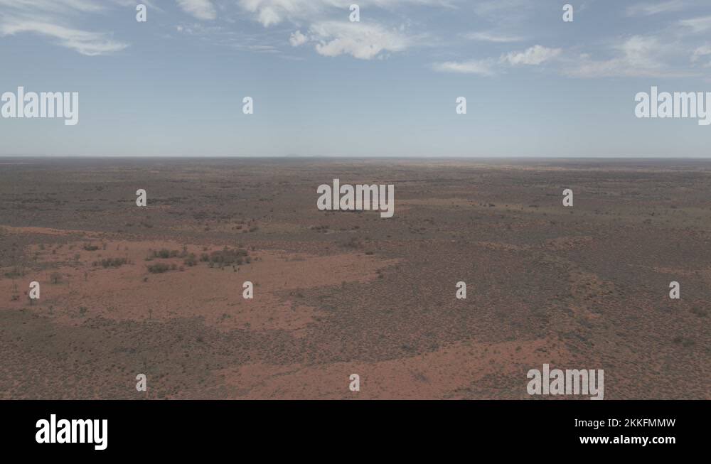 Australian Outback Desolate Desert In Red Centre. Northern Territory Of ...