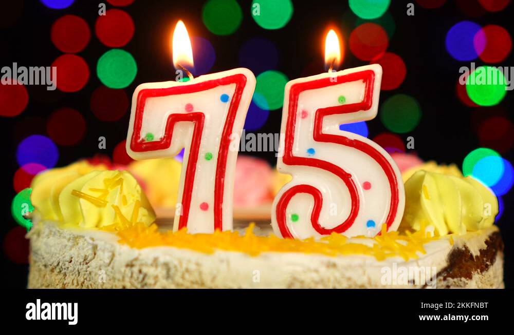 75 birthday cake Stock Videos & Footage - HD and 4K Video Clips - Alamy