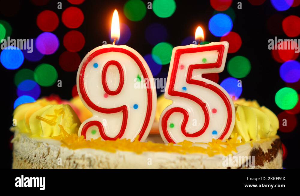 Birthday cake 95th birthday Stock Videos & Footage - HD and 4K Video ...