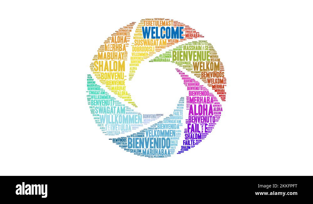 International welcome word cloud Stock Videos & Footage - HD and 4K ...