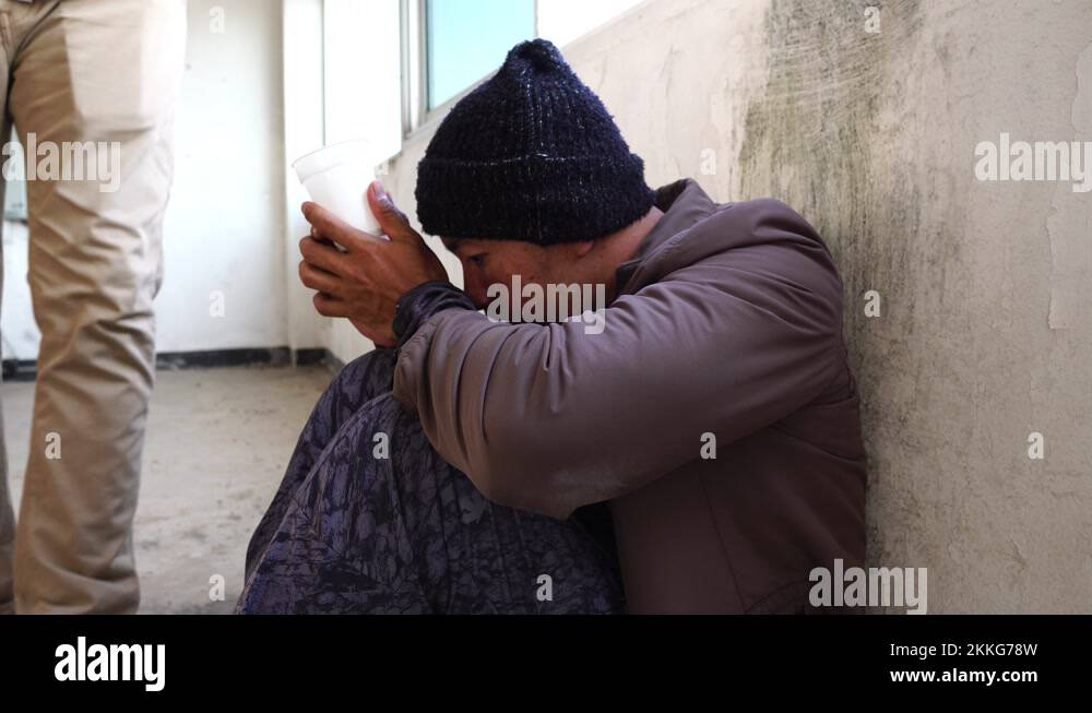 Poor homeless people in Asia Stock Video Footage - Alamy